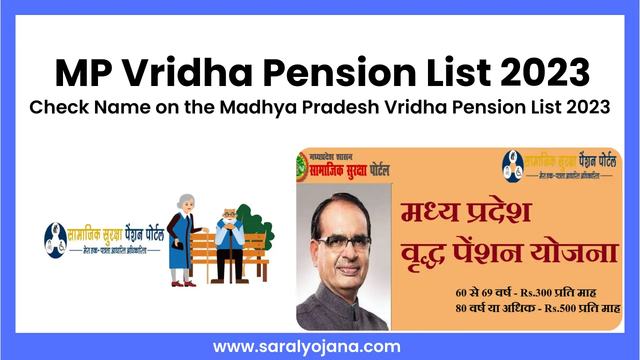 MP Vridha Pension List 2023 Check: Madhya Pradesh Old Age Pension Scheme